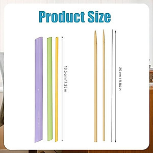 3pcs Quick Turn Fabric Set, 3 Sizes Quick Turn Fabric Tube Turning Tool Multifunctional Fast Turn Tube Turners for Sewing Turning Tool for Crafts DIY Handmade Knitting Accessories