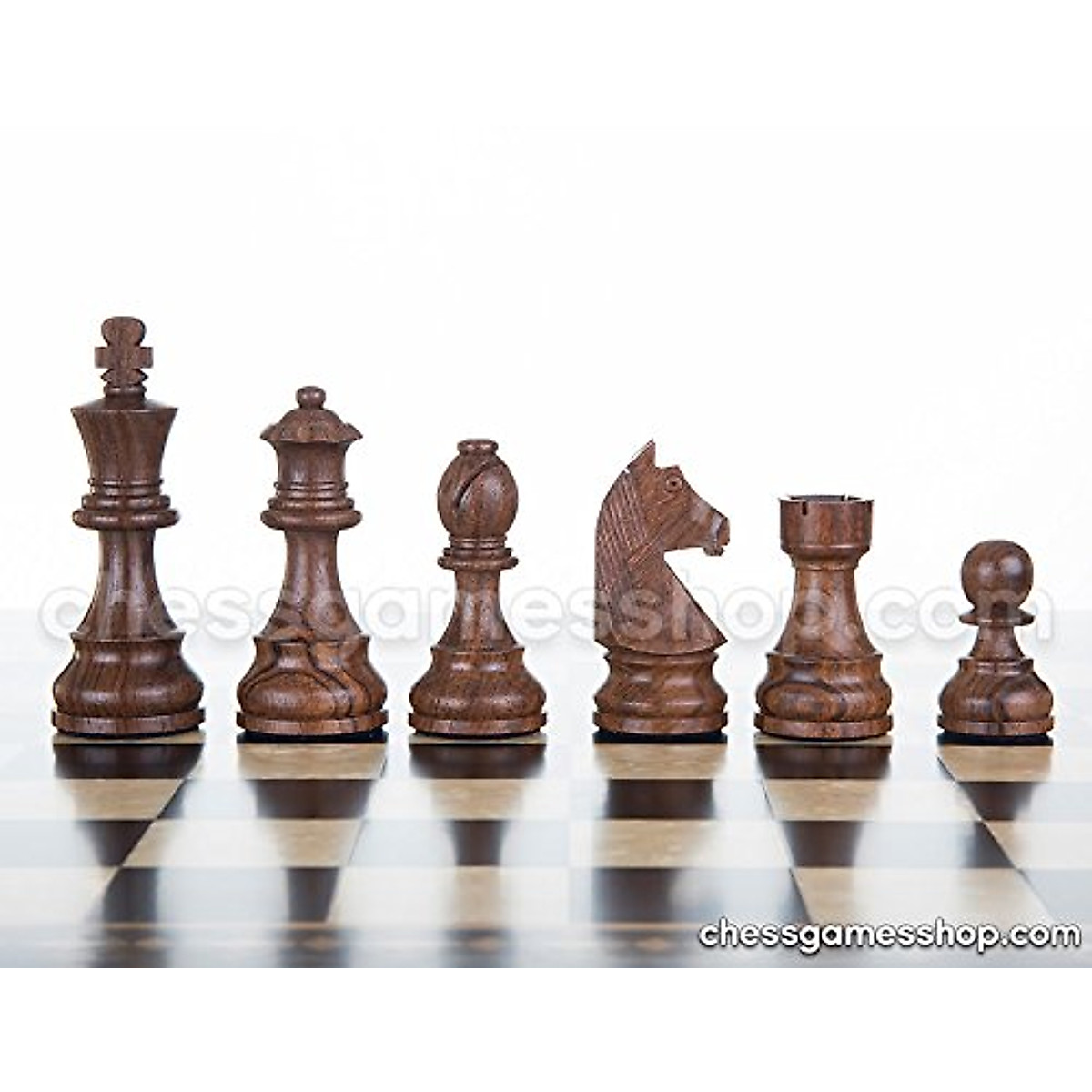 DGT USB Walnut e-Board with Timeless Pieces and Carrying Bag Included Chess Board