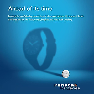 Renata Batteries 395 Button Cell Watch Battery, 5 Pcs