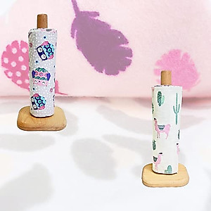 Gecocious Paper Towels Reusable Cotton Cloths-12 PACK Surprise Prints Absorbent Kitchen Cloth Paper Towels Washable Roll-Zero Waste Alternative Napkins 10x12 Inches (Only Towels)