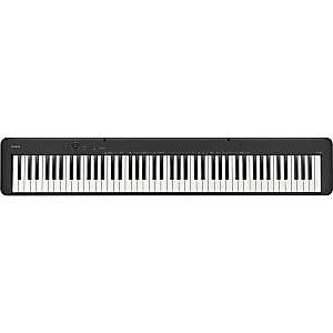 Casio CDP-S160 88-Key Compact Piano Keyboard with Touch Response, Black, Bundle with H&A Studio Headphones, Stand, Bench, Sustain Pedal