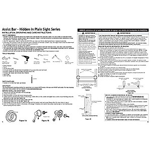 Delta Faucet DF705PC Wall Mounted 9" Curved Bathroom Safety Assist Bar in Polished Chrome