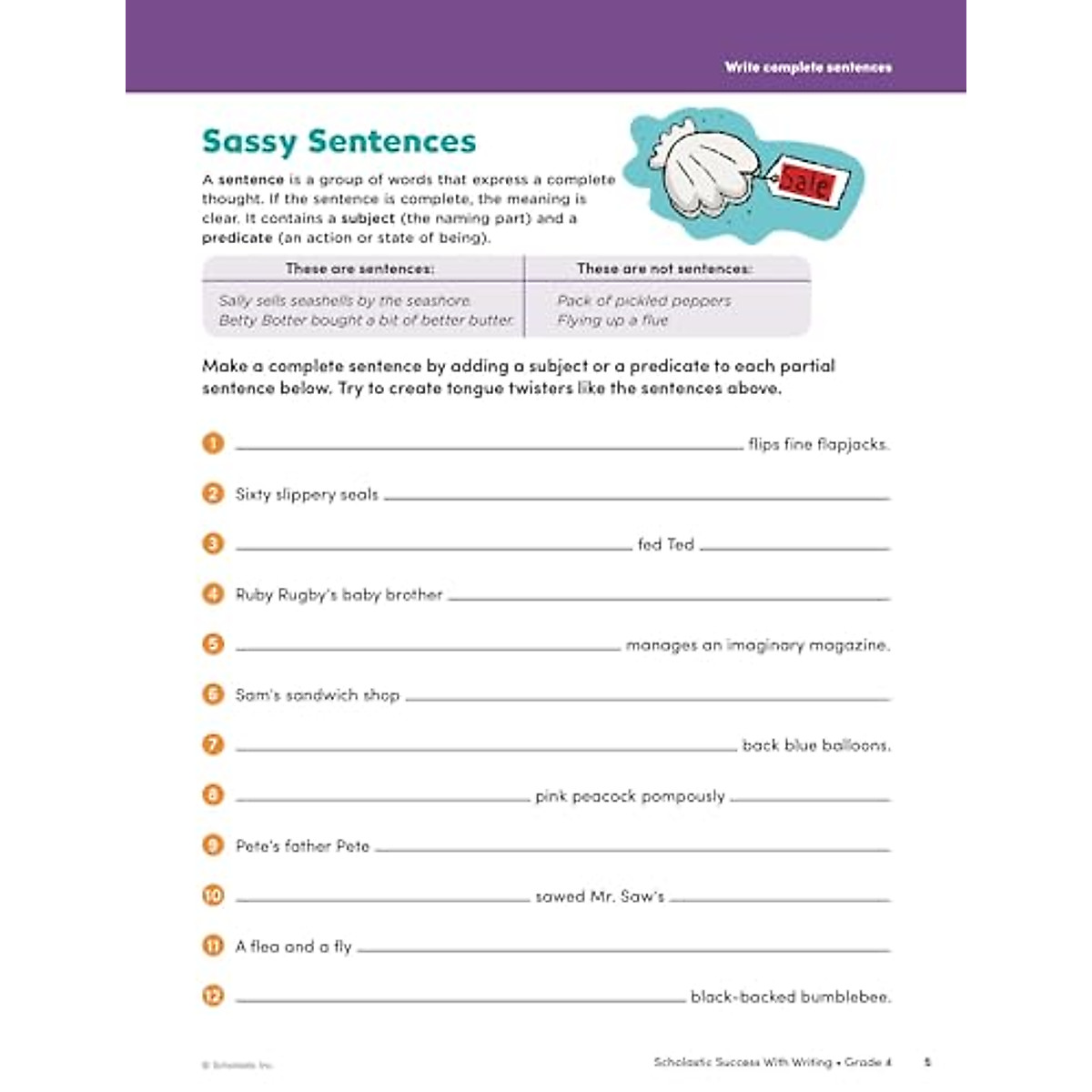 Scholastic Success with Writing Grade 4 Workbook