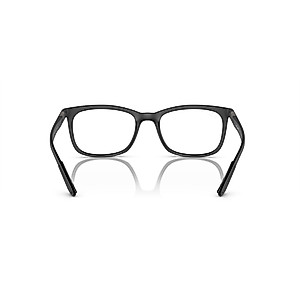 Ray-Ban RX7230 Square Prescription Eyewear Frames, Sand Black/Demo Lens, 54 mm