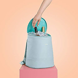 Corkcicle EOLA Cooler Backpack, Waterproof and Leak Proof Insulated Bag, Perfect for Wine, Beer, and Ice Packs, Seafoam