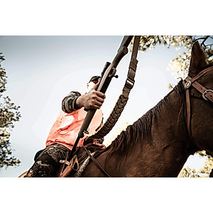 Caldwell Max Grip Slim Sling with Sling Swivel Studs and Adjustable Overmolded Strap for Shooting, Hunting and Range, Flat Dark Earth