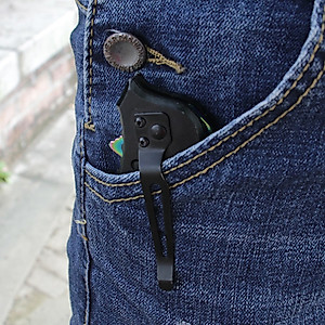 ALBATROSS EDC Cool Spring Assisted Folding Pocket Knives Tactical Sharp Raptor Claw Knife (Black)