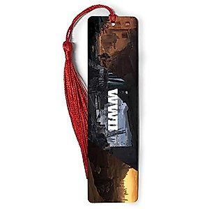 Bookmarks Metal Ruler Ww2 Bookography Measure Tassels Bookworm for Book Markers Lovers Reading Notebook Bookmark Bibliophile Gift