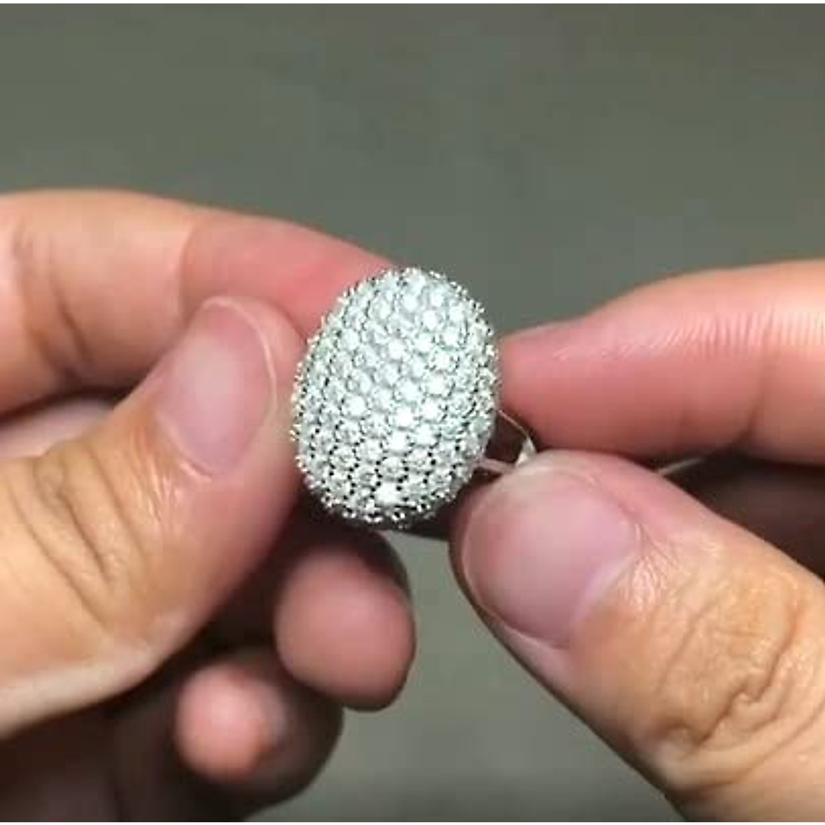 925 Sterling Silver Bella Swan's Wedding Ring ~ inlaid CZ/Moissanite diamonds ~ Twilight Bella Swan's Micro Pavé engagement ring ~ With Heart Shape Metal Box ✬✬✬By Fantasy World✬✬✬, Metal, Moissanite