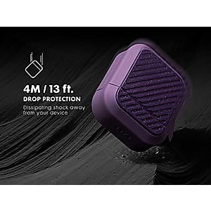 LAUT - Capsule IMPKT for AirPods 2 and 1 Charging Case | Ultra-Tough | Impact Ready | Front LED Visible (Slate)