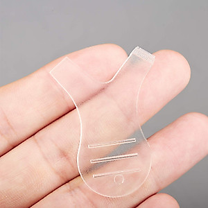 Leinuosen 20 Pack Y Lash Lift Tool Y Shape Eyelash Brush Lash Lift Brush Silicone Grafting Eyelash Lift Brush for Eyelash Extension Clean up