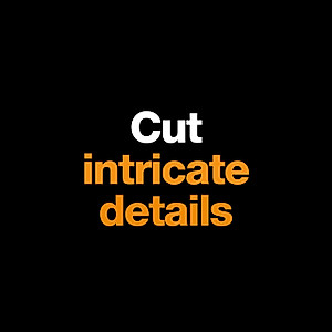 Fiskars Orange-Handled Straight Detail Scissors, Stainless Steel Blades, Ambidextrous Double-loop Handle