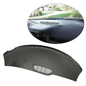 ECOTRIC Dash Cover Cap Compatible with 1997-2002 Camaro/Pontiac Firebird Dashboard Cover Bezel Overlay Black