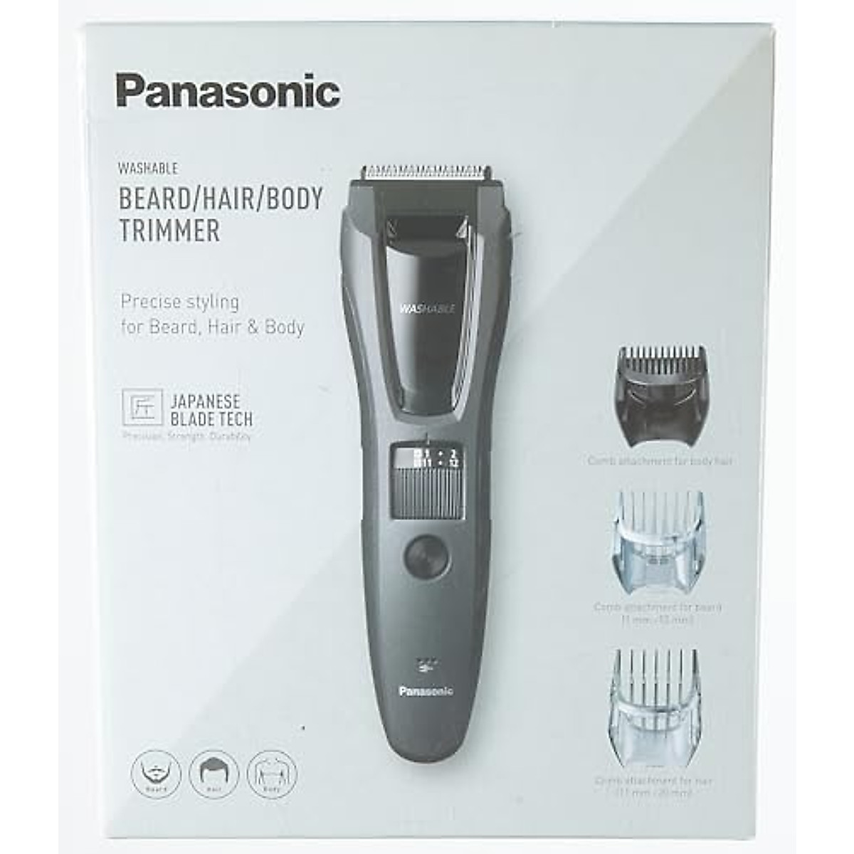 Panasonic ER-GB62 Beard and Hair Trimmer with 39 cutting levels