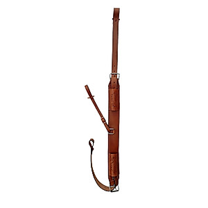 RAAVILS Horse Western Leather Complete Flank Cinch Set Rear Flank Back Cinch Girth Saddle Billets TACK Horse Cinches (Leather)