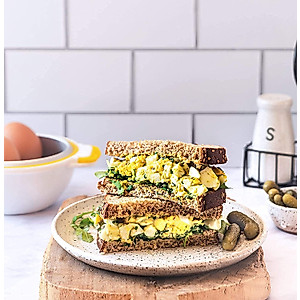 EGG POD by Emson Microwave Hardboiled Egg Maker, Cooker, Boiler & Steamer, 4 Perfectly-Cooked Hard boiled Eggs in Under 9 minutes, Dishwasher Safe, Airtight and Warp Proof As Seen On TV Set of 2…