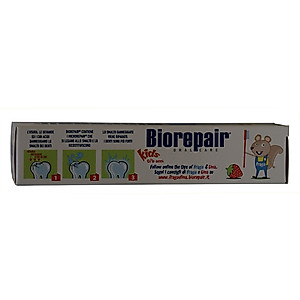 Biorepair Set Kid Oral Care Junior Toothpaste 1.7 fl.oz,50ml and Toothbrush