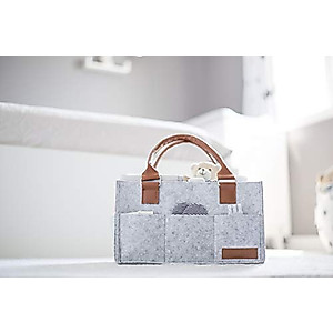 Tiny and Tot Diaper Caddy Organizer - Nursing Station Caddy, Diaper Caddie Organizer, Nappie Caddy, car Organizer, Portable Diaper Caddy, Changing Station Organizer