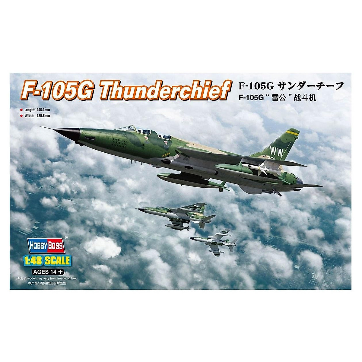 Hobby Boss F-105G Thunderchief Airplane Model Building Kit