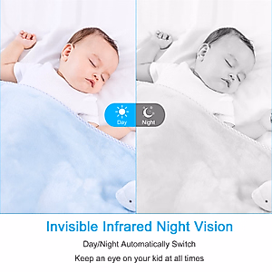 Sekery 5" 1080p Video Baby Monitor,Baby Registry Search