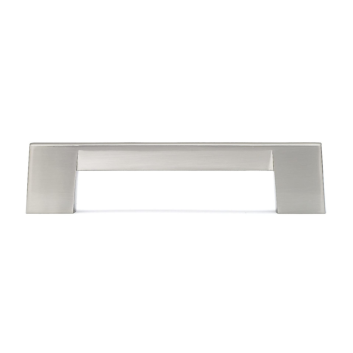 Richelieu Hardware BP86072128195 Wexford Collection 5 1/16-inch (128 mm) Center-to-Center Brushed Nickel Modern Cabinet and Drawer Pull Handle for Kitchen, Bathroom, and Furniture
