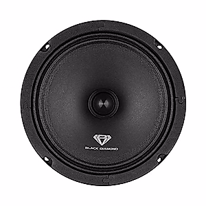 2 x Black Diamond Car Audio 6.5" Mid-Range Bullet Speakers 240W 4 Ohm Dia-CM6.4B