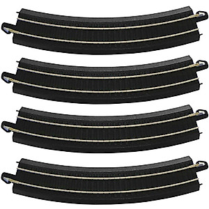 Bachmann Trains Snap-Fit E-Z TRACK E-Z TRACK FIGURE 8 TRACK PACK - STEEL ALLOY Rail With Black Roadbed - HO Scale Medium