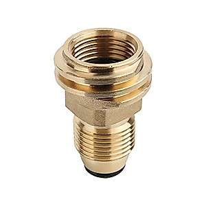 Solimeta Propane Tank Adapter, Converts POL to QCC1, Propane Hose Adapter, Propane Tank Valve