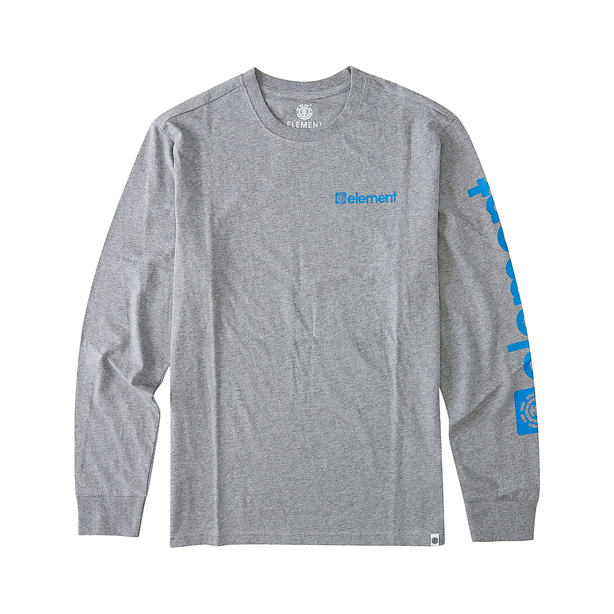 Element mens Joint Long Sleeve Tee Shirt, Light Grey Heather Joint, X-Large US