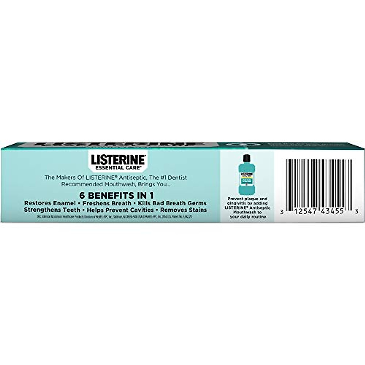 Listerine Essential Care Toothpaste Gel 4.20 oz (Pack of 4)