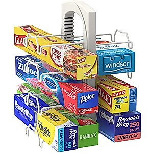 SimpleHousewares Adjustable Kitchen Wrap Organizer