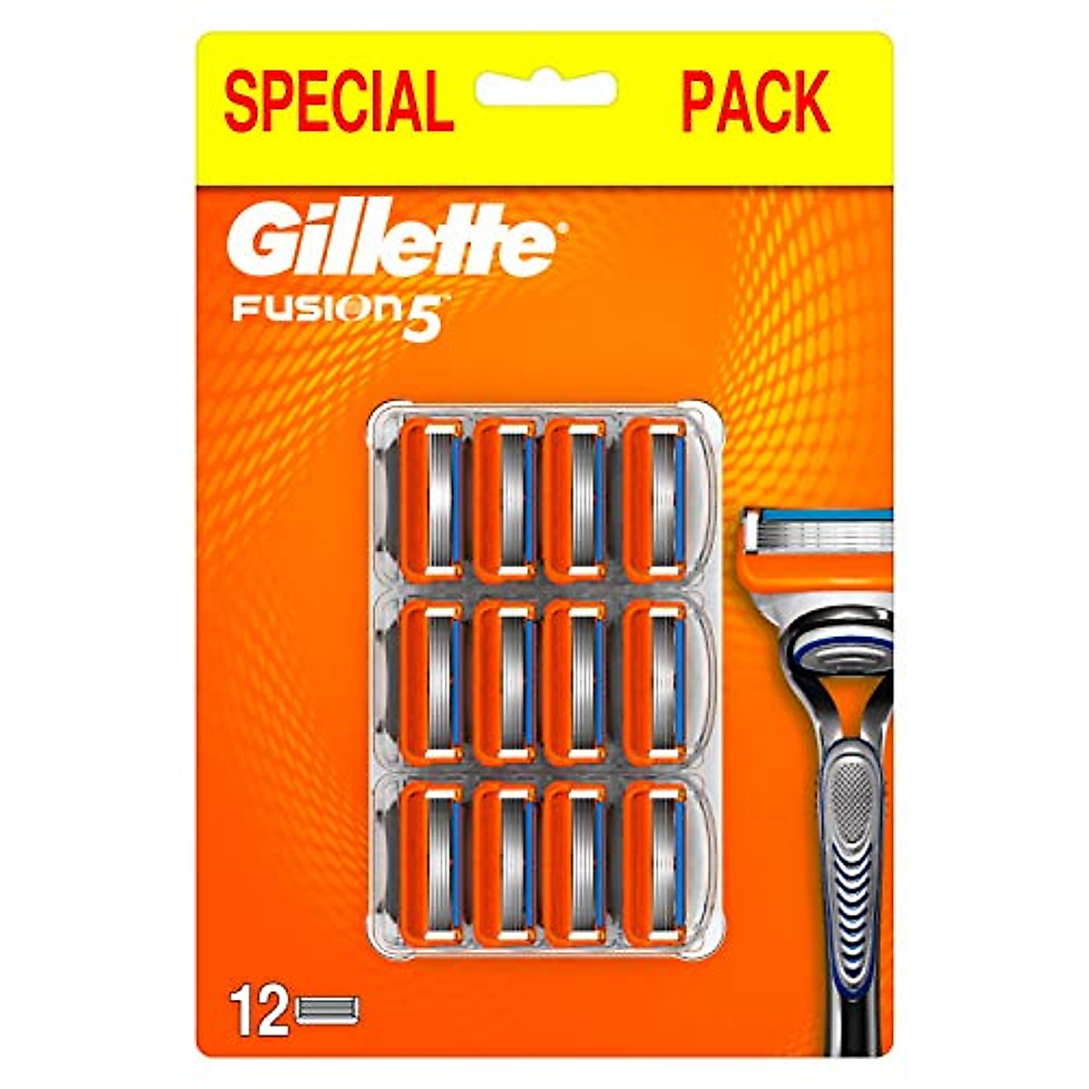 Gilette Fusion5 Razor 12 Blades for Men