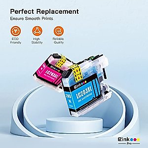 E-Z Ink Pro LC203 LC201 LC203XL Comaptible Ink Cartridges Replacement for Brother LC203 LC201 LC203XL LC201XL to use with MFC-J480DW MFC-J880DW MFC-J4420DW MFC-J680DW MFC-J885DW J460DW J460DW(10 Pack)