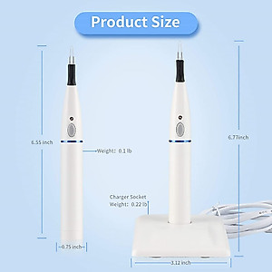 Gutta Percha Point Cutter with 4 Tips, Dental Tooth Gum Endo Obturation System with Heated Pen, Dentist Breaker Cutter Tools