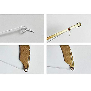 HOTWE Eyebrow Mapper with Strings, String/symetric brow drawing marking ruler, Microblading Line Marker Ruler Eyebrow Tattoo Measuring Tool With 10pcs Thread Lines for Eyebrow Mapper (Black)