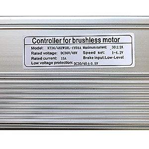 Kun Teng Controller, 48V 1000W 30A Controller, Electric high-Power brushless Square Wave Controller