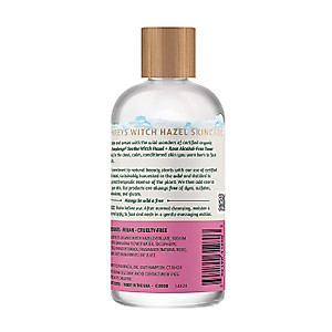 Humphreys Soothe Witch Hazel with Rose Alcohol-Free Toner, Clear, 8 Oz (Pack of 1)