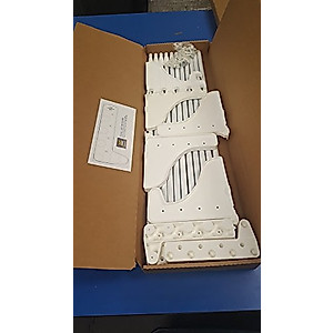 EZ Shelf-Expandable- Laundry Room Shelves Over Washer and Dryer -2- Laundry Room Shelves (Each Expands from 40.5 to 75") – 1 has Hanging Rod -White - Laundry Room Organization