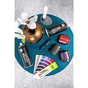 Montana Cans GLITTER EFFECT Spray Paint, 400ml, X-Mas Red, 13.5 Fl Oz (Pack of 1)