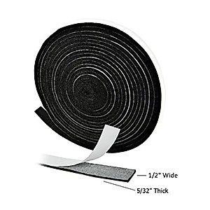 Onlyfire BBQ High Heat Gasket Replacement with Adhesive Fits for BBQ Smoker