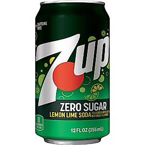 Zero Sugar 7-Up Soda, 12 Oz., Pack of 12