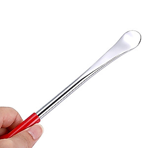 Sumnacon Tire Levers Spoon Set, Durable Heavy Duty Motorcycle Bike Car Tire Irons Tool Kit with Hanging Hole,3 Pcs Tire Changing Spoon + 2 Pcs Rim Protector，Red