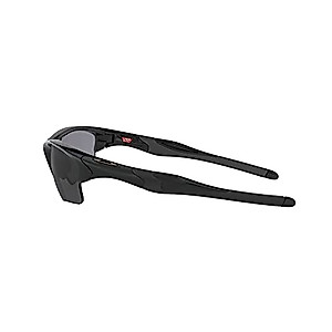 Oakley Half Jacket 2.0 XL OO9154 915401 62mm Polished Black/Black Iridium Sunglasses For Men Bundle Leash +VISIOVA Accessories