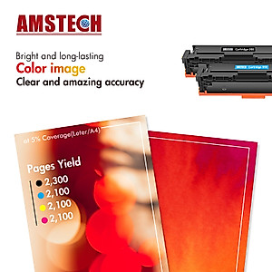 055 055H MF743Cdw Toner Cartridge 4 Pack Compatible Replacement for Canon Cartridge 055 055H Color ImageCLASS MF743Cdw MF741Cdw MF745Cdw MF746Cdw LBP664Cdw Laser Printer |Black Cyan Magenta Yellow|