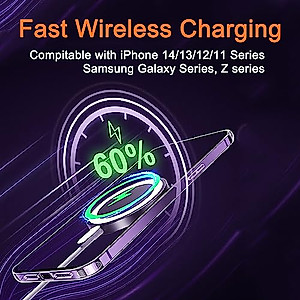 COJOC 3PCS for Magsafe Ring Sticker,Universal Magnetic Conversion Adapter Compatible with Wireless Charging Accessories for iPhone 14/13/12 Pro Max Mini, Galaxy Series and Phone Case,Gold