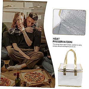 ULTECHNOVO Insulated Bag food warmer insulated for food delivery insulated delivery catering for food deliveries cake delivery insulated food delivery aluminum Fresh cooler Cake Delivery Bag