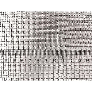304 Stainless Steel Woven Wire 8 Mesh - 12"X24" (30cmX60cm) Garden Fence BBQ Wire Mesh Window Screen Mesh 2 Pcs