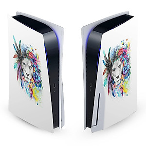 Head Case Designs Officially Licensed Pixie Cold King Of The Lions Art Mix Vinyl Faceplate Sticker Gaming Skin Decal Cover Compatible With Sony PlayStation 5 PS5 Disc Edition Console