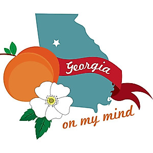 CafePress Georgia On My Mind Mug Ceramic Coffee Mug, Tea Cup 11 oz