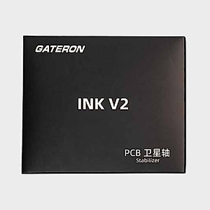 GATERON Ink V2 Screw in Stabilizer, RGB New Set Stab Hot Swap for 60% Layout MX Mechanical Keyboard